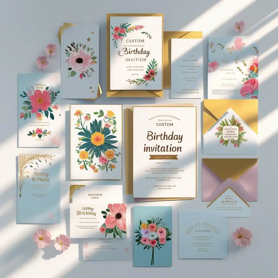 Custom Invitation Cards Printing | Birthday Invites – Printigly